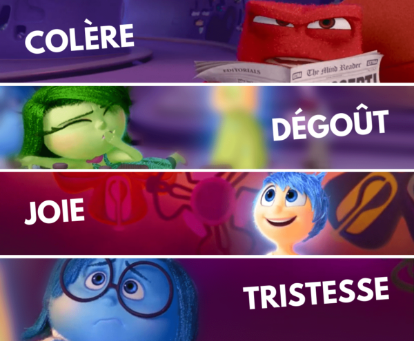 La théorie des émotions de base dans Vice-Versa - Instant Cult'